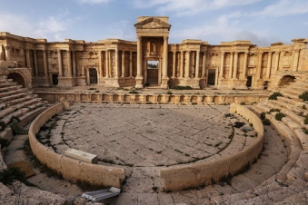 Russia releases drone footage of new Palmyra destruction - PanARMENIAN.Net