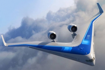 Prototype of futuristic flying wing plane takes its first flight in ...