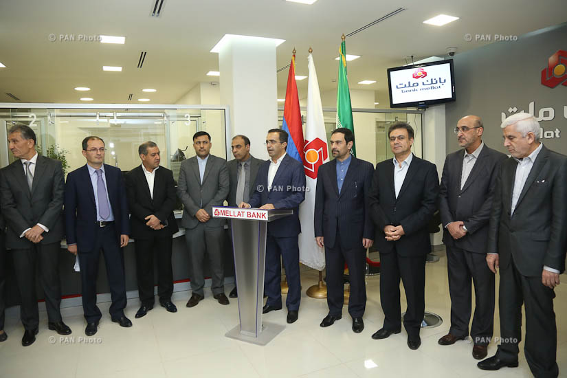 Opening ceremony of new head office of Mellat Bank in Yerevan (photoset ...